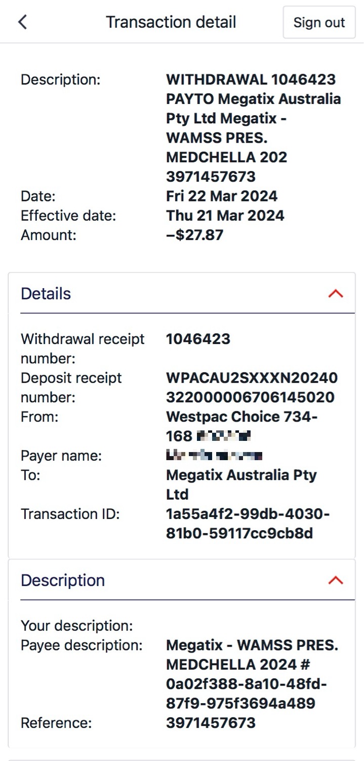 Payment and bank references – Volt Docs